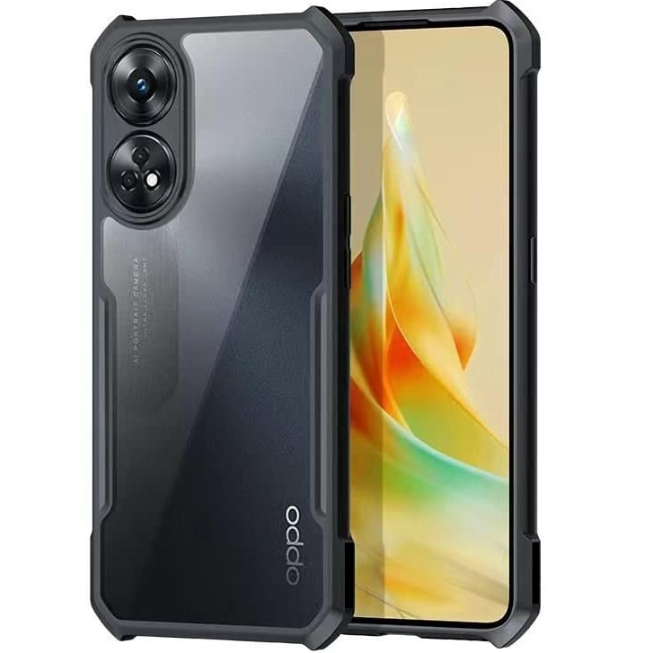 Bumper Shockproof Clear Casing Cover Case For OPPO Reno 8T 4G (TPU+PC ...
