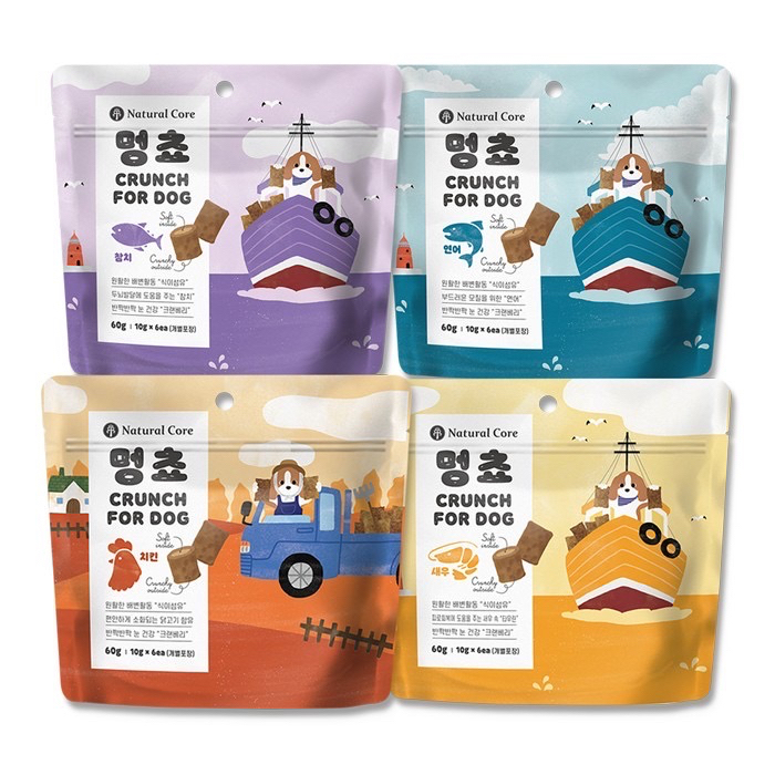Natural Core meat Crunch snack for dogs 韩国夹心脆脆 韩国夹心饼干宠物狗狗零食 | Shopee ...