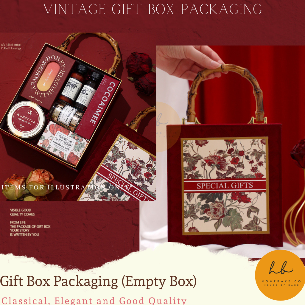 Gift Box Goodies Packaging Box Doorgift Box for Wedding Red Colour 礼品盒 ...