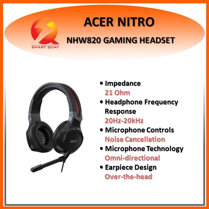 ACER NITRO GAMING HEADSET - NHW820 | Shopee Malaysia