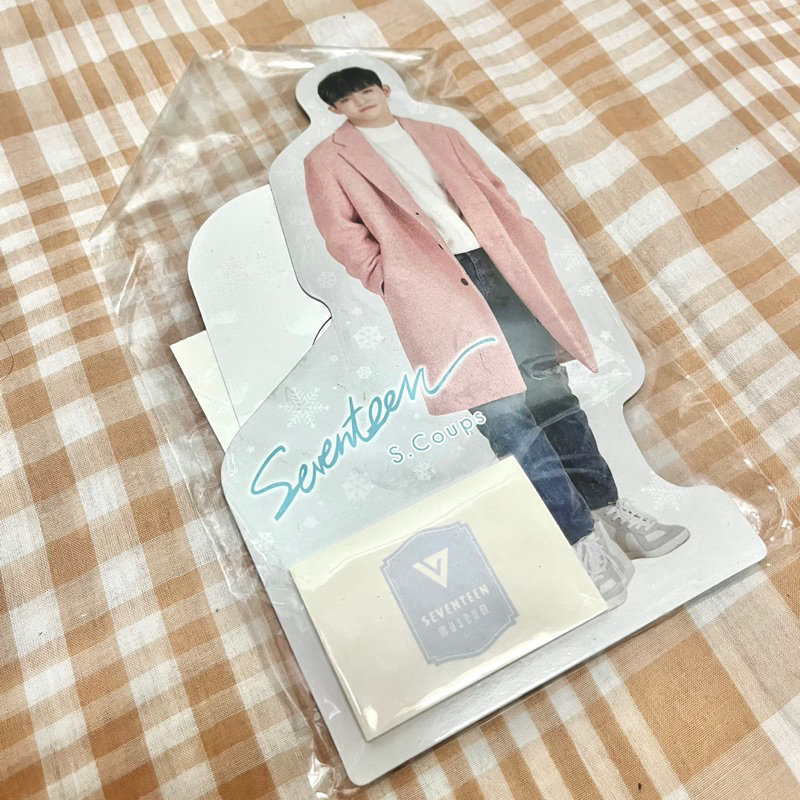 SVT official seventeen museum scoups standee + sticky notes | Shopee ...