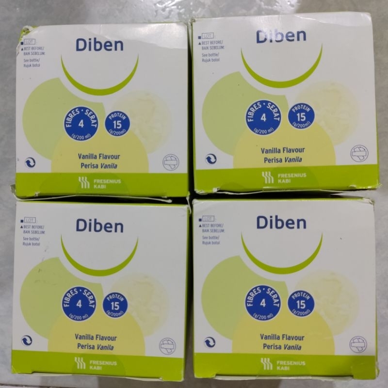 FRESENIUS KABI DIBEN FORMULA DIETARY FOOD FOR DIABETICS (200ml X 4 ...