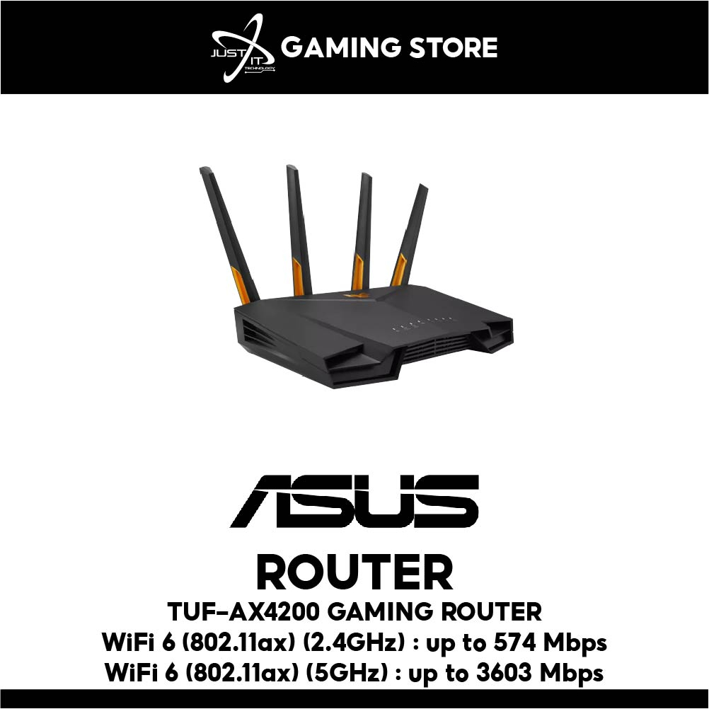 ASUS TUF AX4200 WIFI 6 GAMING ROUTER DUAL BAND | Shopee Malaysia