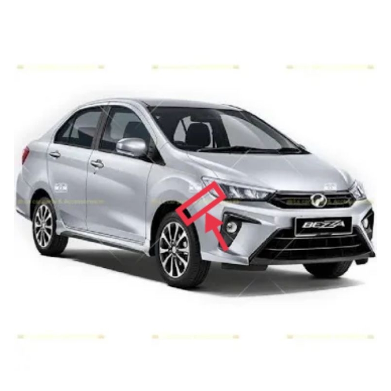 ORIGINAL PERODUA BEZZA 2016 - 2018 D63D FRONT SIDE BUMPER BRACKET DEPAN ...