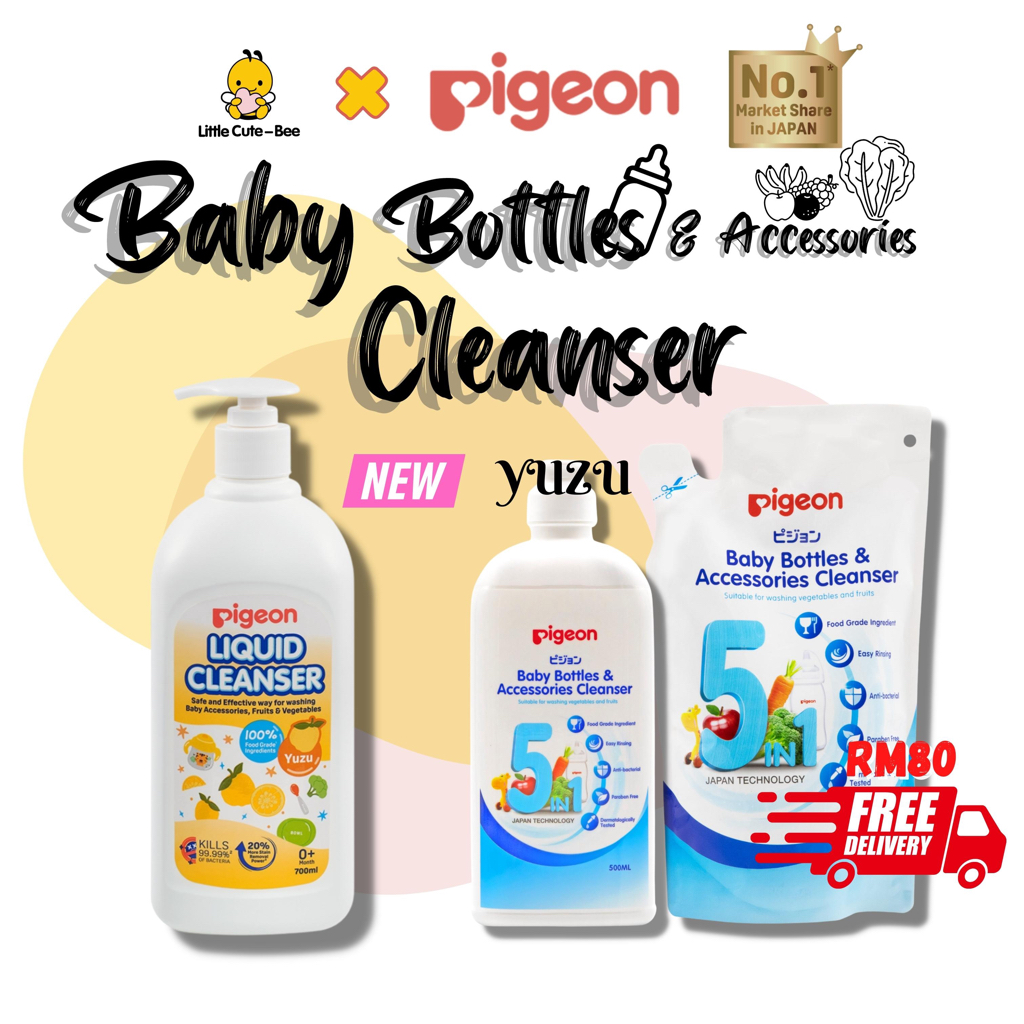 Original Pigeon Baby Bottles & Accessories Cleanser | Bottle 500ml ...