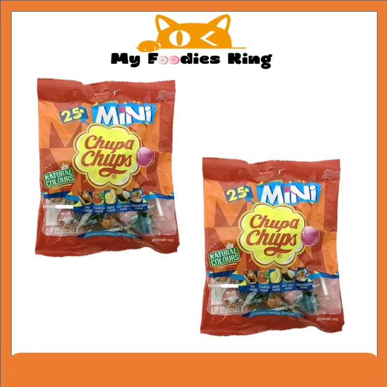 150g Mini Chupa Chups Lollipops Sweet Candy Gula gula [ My foodies King ...