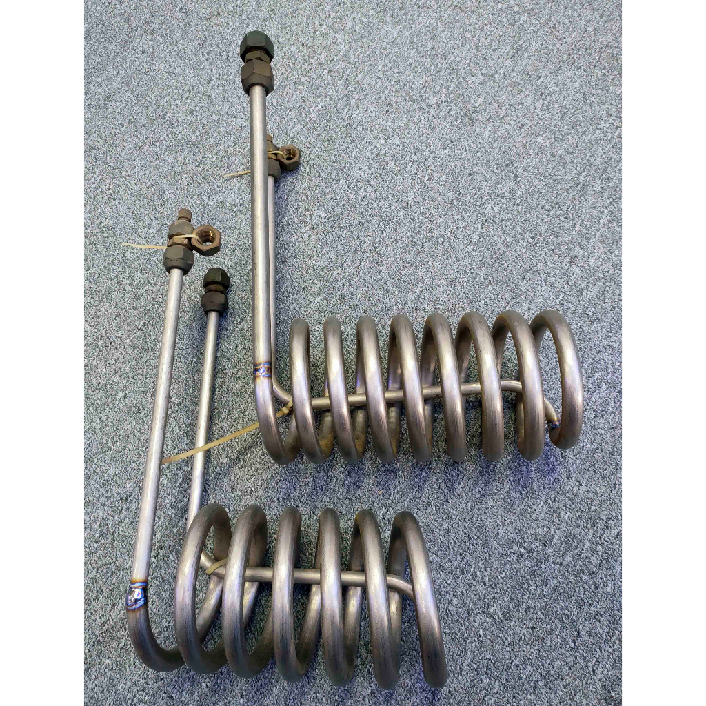 1hp or 2HP pure horsepower titanium water chiller drop in coil | Shopee ...