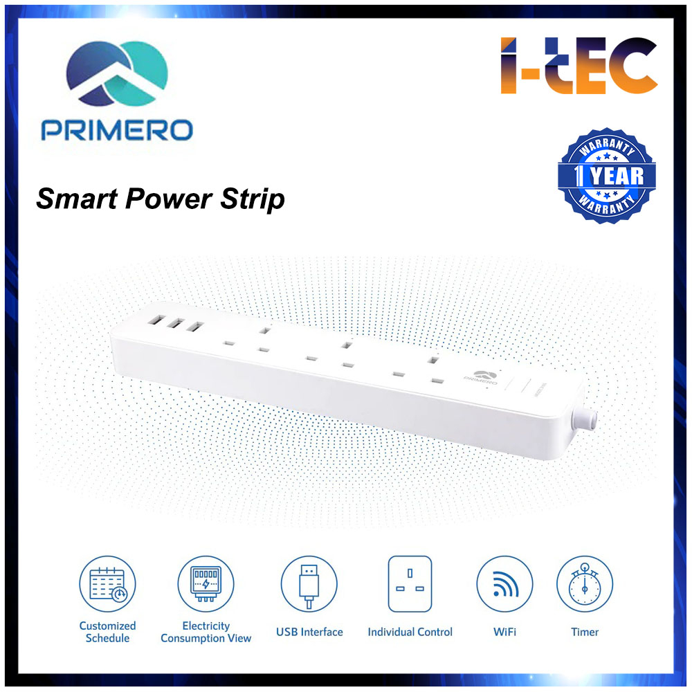 PRIMERO Smart Power Strip | Shopee Malaysia