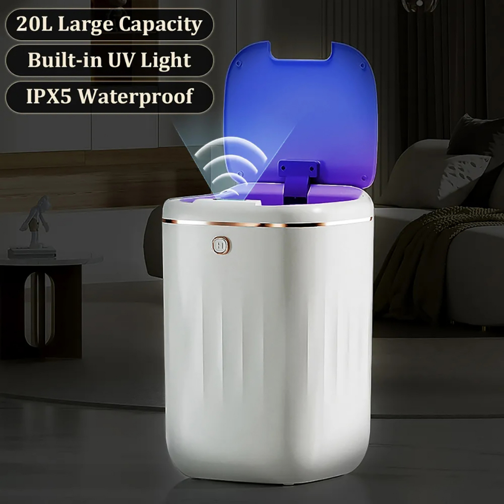 20L Automatic Touchless Rubbish Bin Large Capacity Charge Version Smart ...