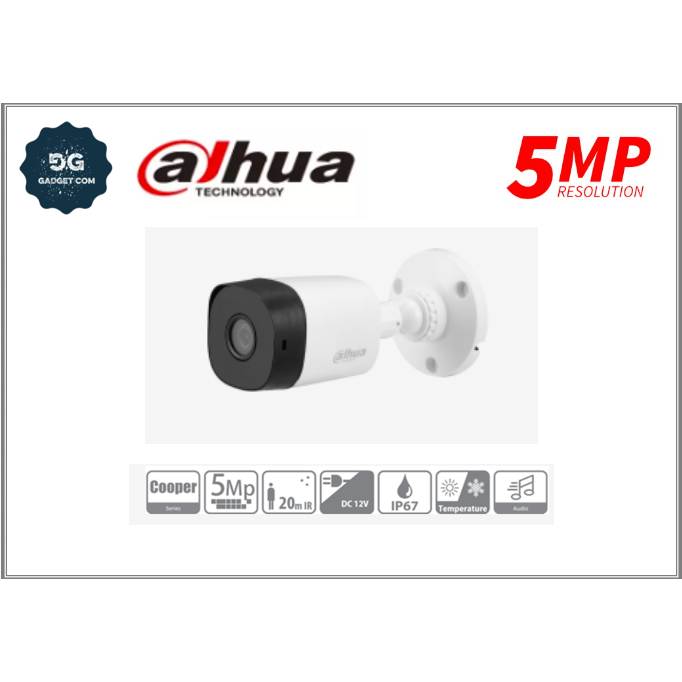 HAC-B1A51P-A 5MP HDCVI Fixed IR Bullet Camera | Shopee Malaysia