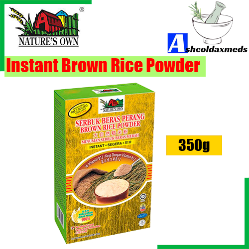Nature's Own Instant Brown Rice Powder 350G EXP06/2025 | Shopee Malaysia