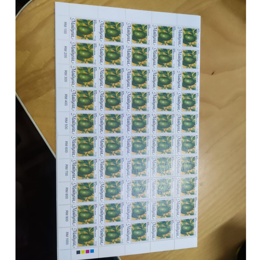 Stamp Postage Malaysia (Setem Pos) RM10 / RM2 / RM1.90 Stamp Flowers ...