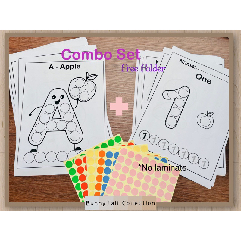 ABC 123 numbers letters Do a Dot sticker busy book activity quiet kid ...