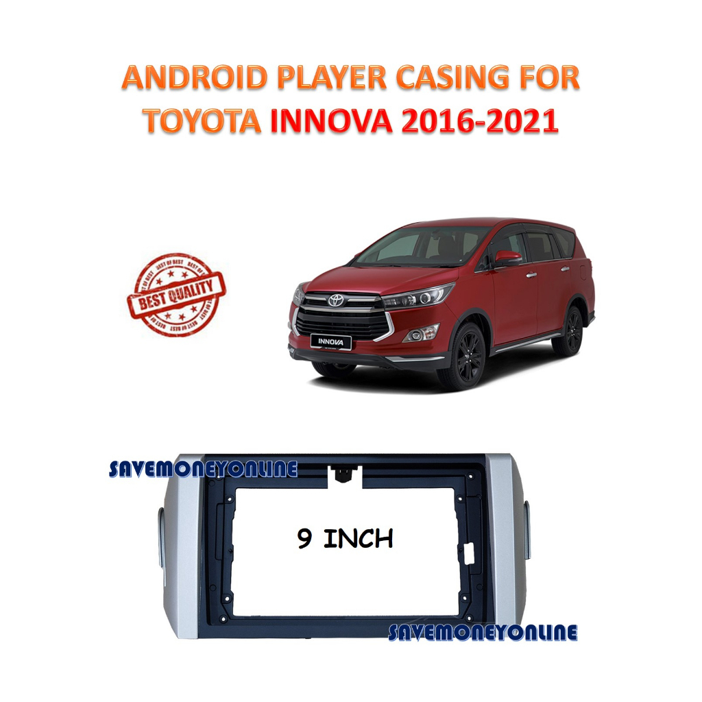 TOYOTA INNOVA 2016 - 2021 9 INCH ANDROID PLAYER CASING | Shopee Malaysia