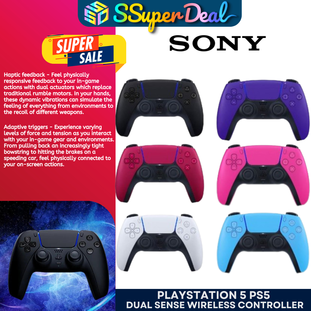 PS5 Sony PlayStation 5 Dual Sense Wireless Controller Dual Sense ...