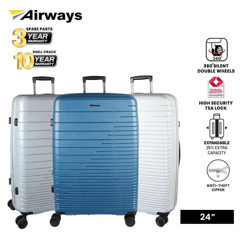 Airways Linear 2.0 (24") Hard Case Expandable 8-Wheels Spinner Luggage ...