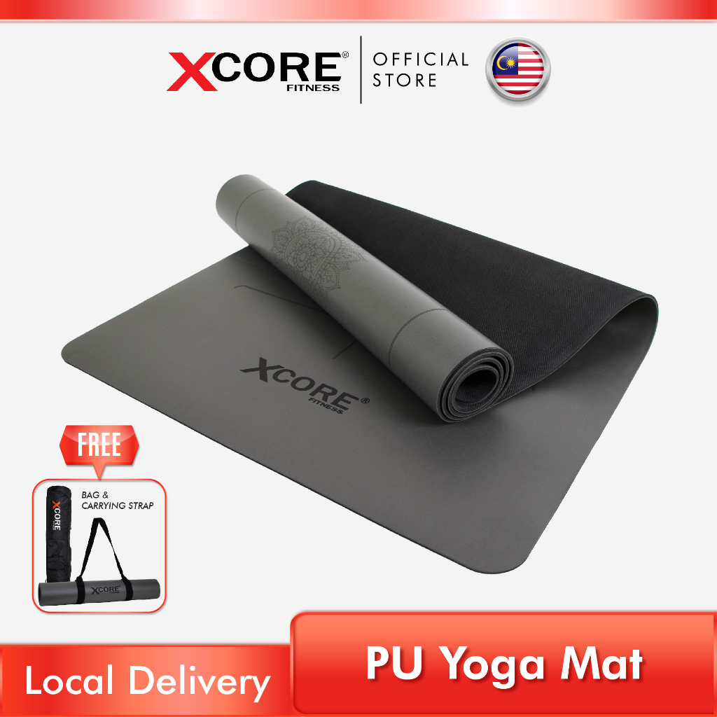 PU Natural Rubber Yoga Mat | Shopee Malaysia