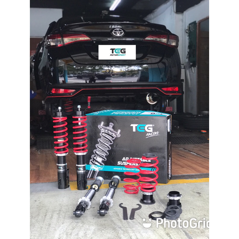 🔥100%SERVICE🔥Toyota Vios NCP150 NSP151 TEG Racing Adjustable Suspension ...