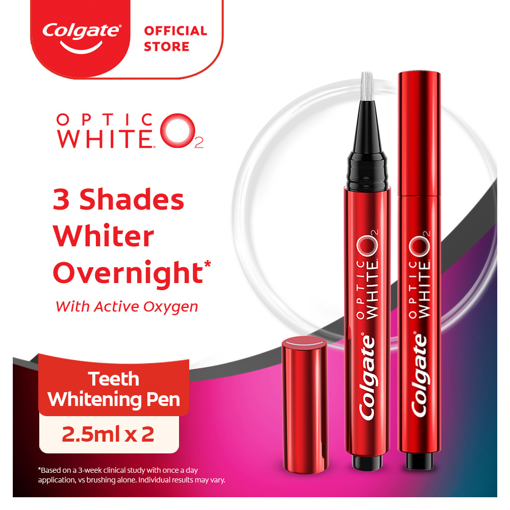 Colgate Optic White O2 Whitening Pen [Bundle of 2] | Shopee Malaysia