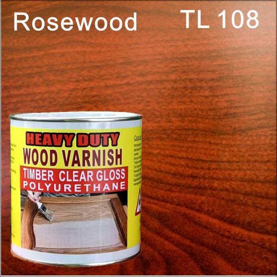 TL108 ROSEWOOD 💥HEAVY DUTY💥 1L ( GLOSS TIMBER VARNISH POLYURETHANE ...