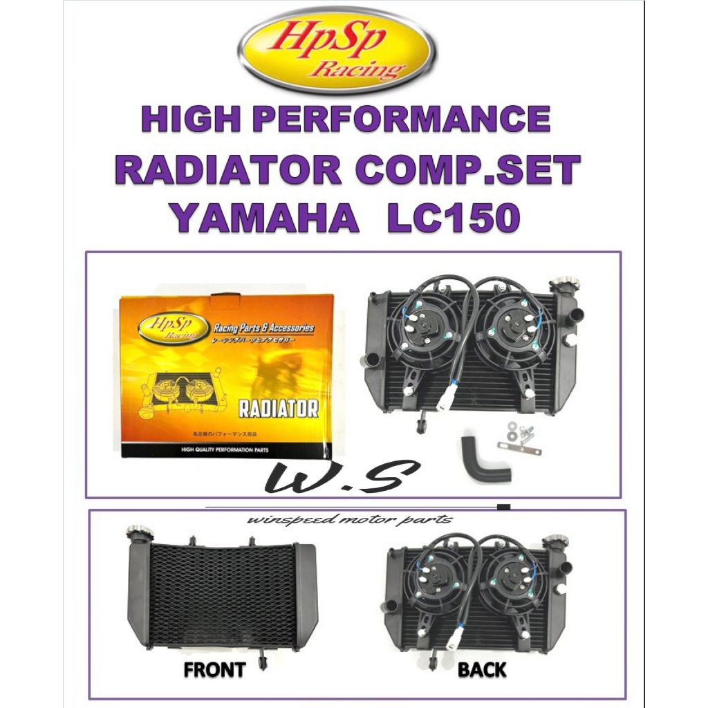 HPSP YAMAHA LC150/Y15ZR RADIATOR COMP. SET | Shopee Malaysia