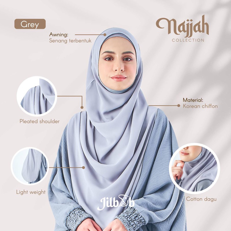 [READY STOCKS] JILBAB AWLA/ NAJJAH FREE PURDAH NEELOFA | Shopee Malaysia