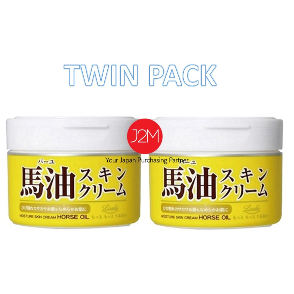 Loshi Horse Oil Moisture Skin Cream 220g-TWIN PACK | Shopee Malaysia