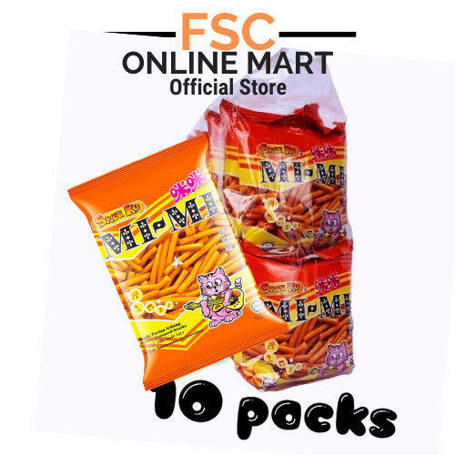 [FSC] Snek Ku MiMi Prawn Snack 70gm x 10pieces (BIG) | Shopee Malaysia