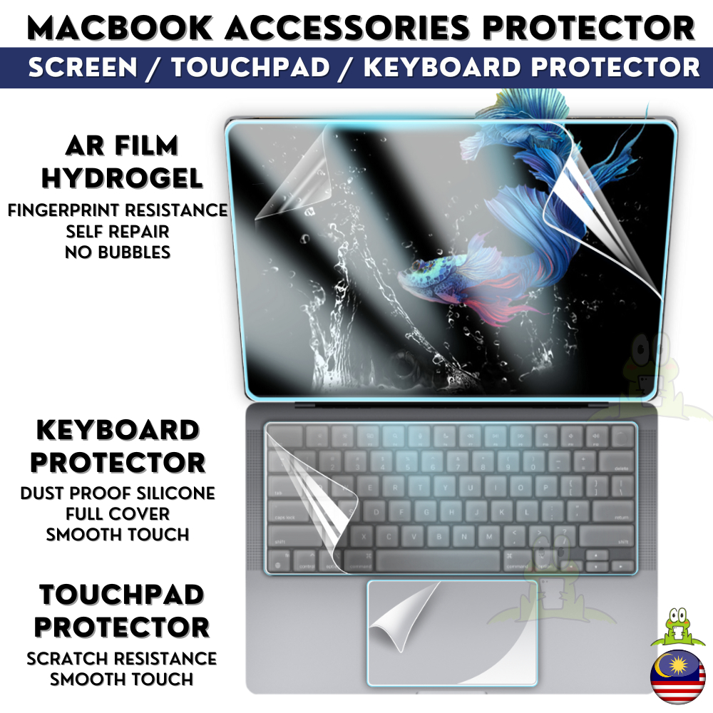 Laptop Screen / Touchpad Protector for MacBook Pro Air 13 14 16 Inch M2 ...