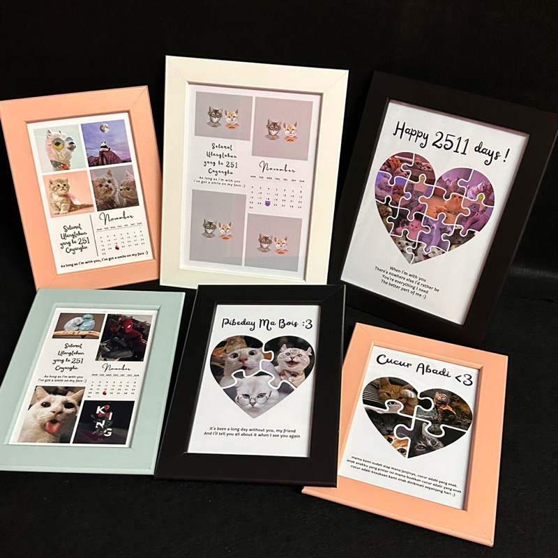 Part 2/3 🔥 Free 4 2R photo 🔥 Custom Gift Frame Gambar | Customize 4R 5R ...