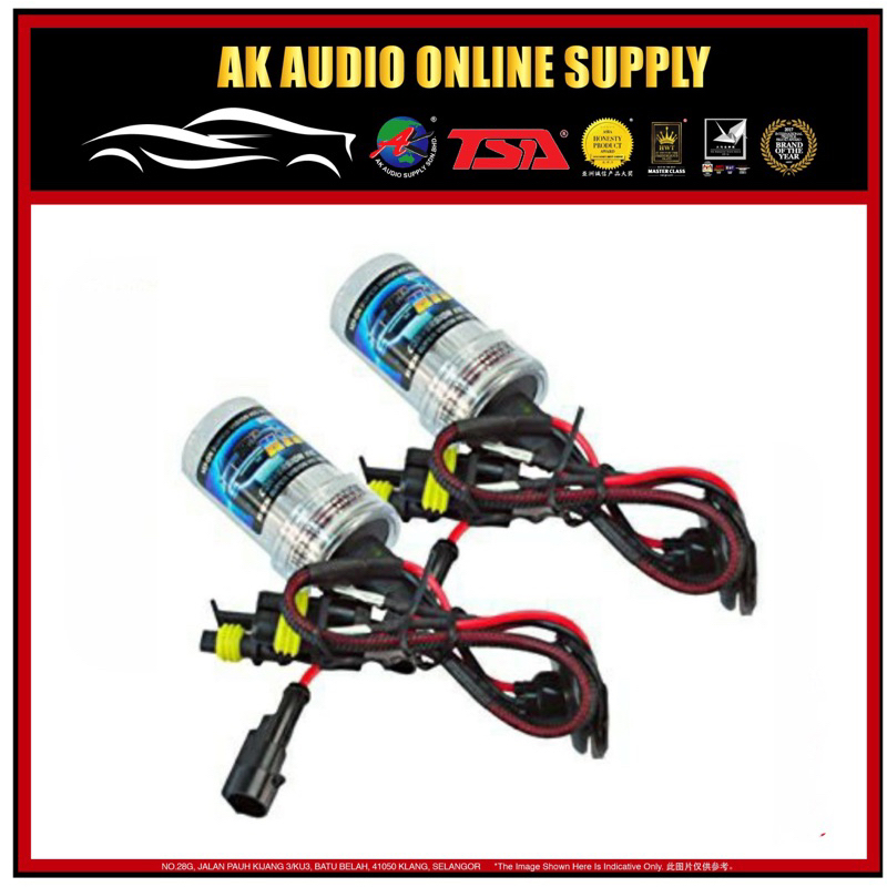[ 1 Pair / 2Pcs ] HID Replacement Bulb For H1 H3 H4 H7 H11 H8 H16 HB4 ...