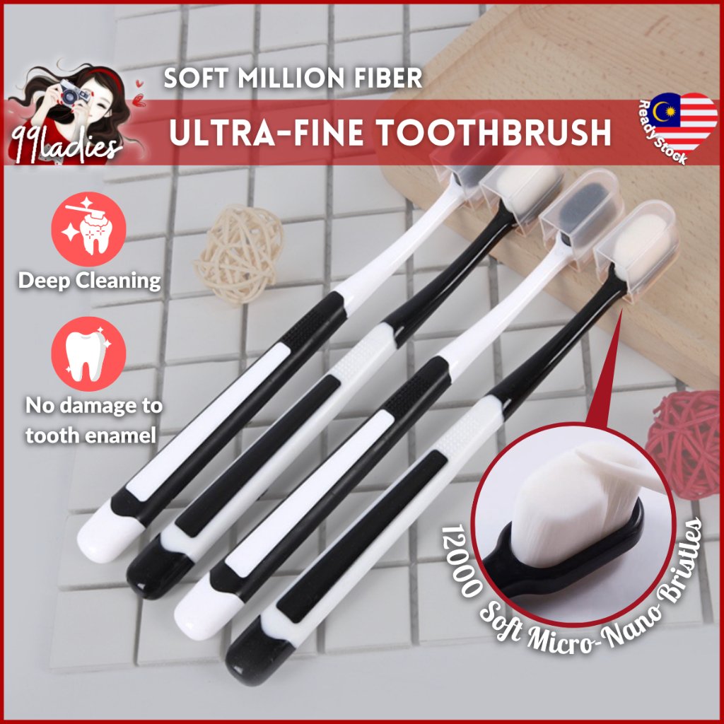 Ultra-fine Soft Million Fiber Toothbrush Brush Tooth Care Oral Cleaning ...