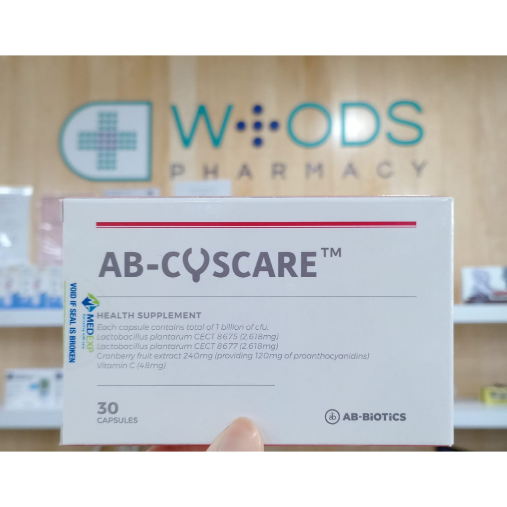 WOODS PHARMACY AB- CYSCARE 30 CAPSULES PER BOX (EXP:12/24) | Shopee ...