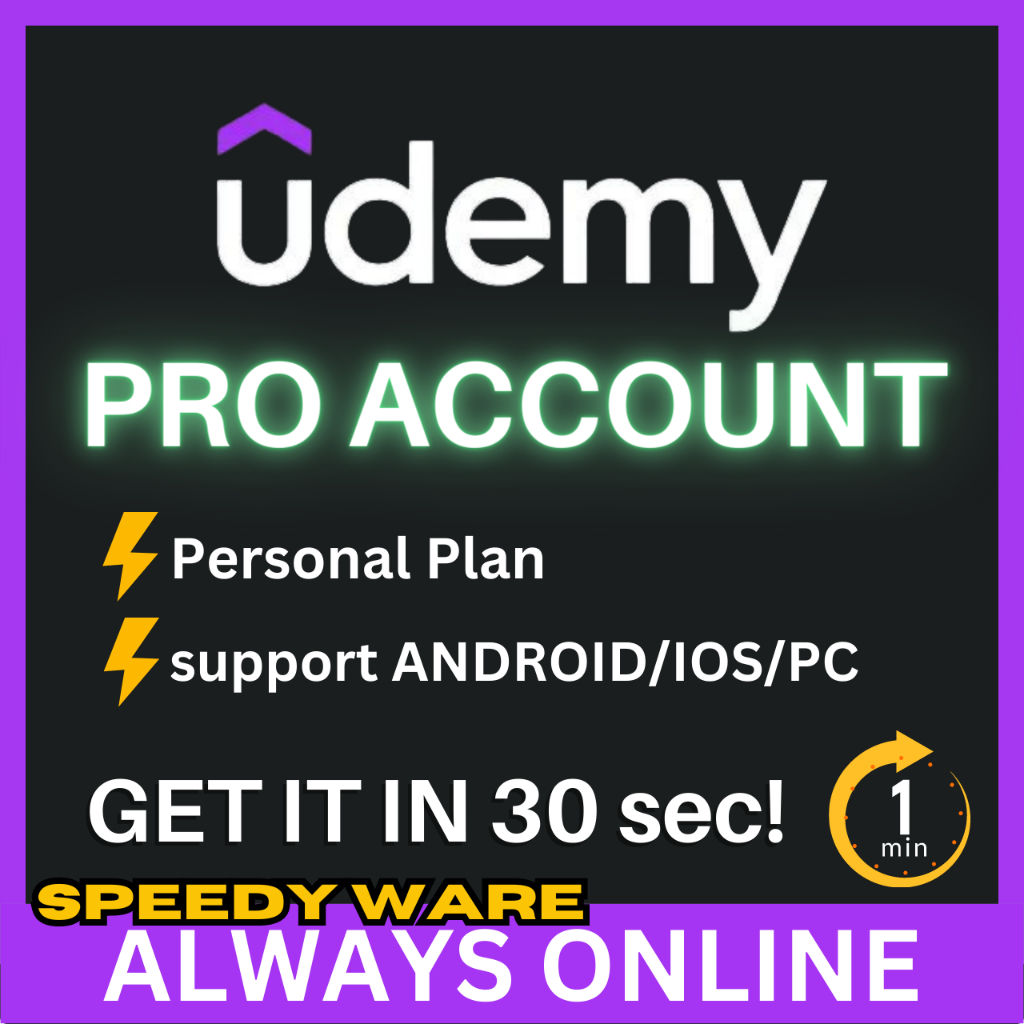 UDEMY PREMIUM Account | Personal PLAN | Own Certificate | Unlimited ...