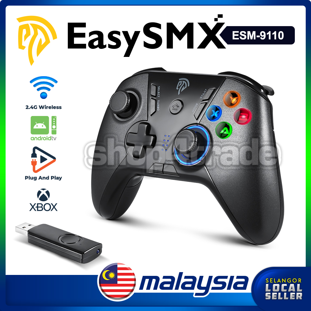 EasySMX ESM-9110 2.4G Wireless Game Controller Gamepad,Dual Shock,Turbo for PS3/Android Phone or ...