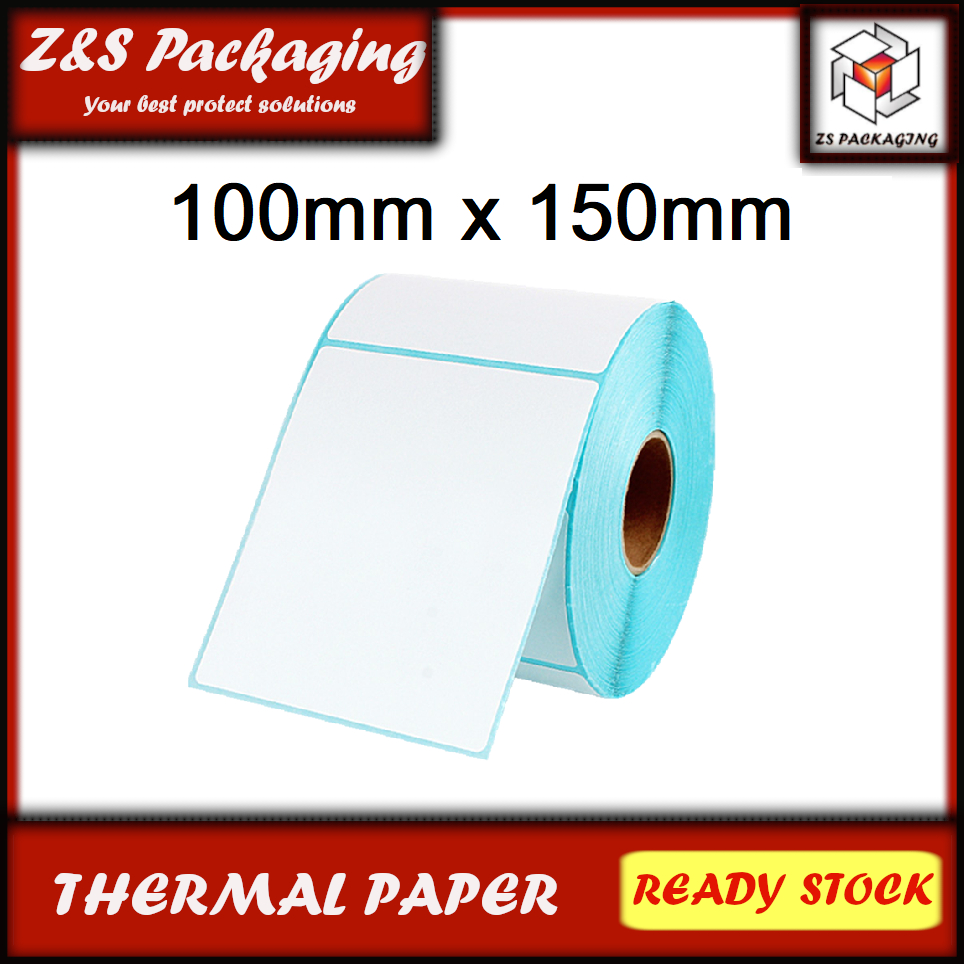 A6 Thermal Sticker Thermal Paper Shopee Waybill Shipping Label ...
