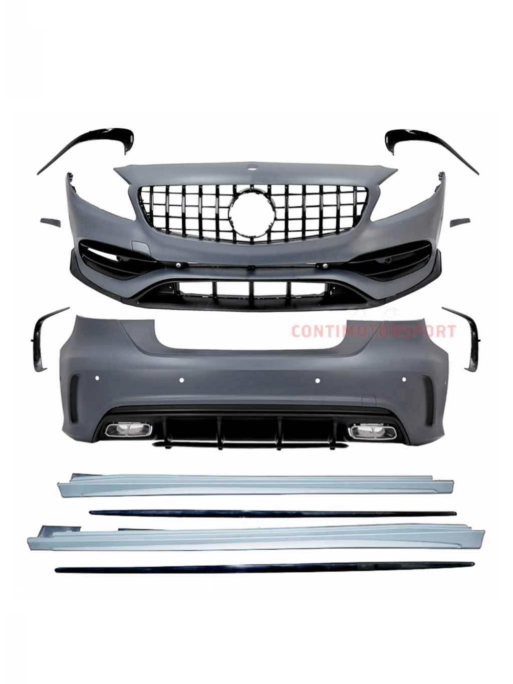 A CLASS W176 A180 A200 A250 AMG A45 Bodykit Facelift Set Bumper Front ...