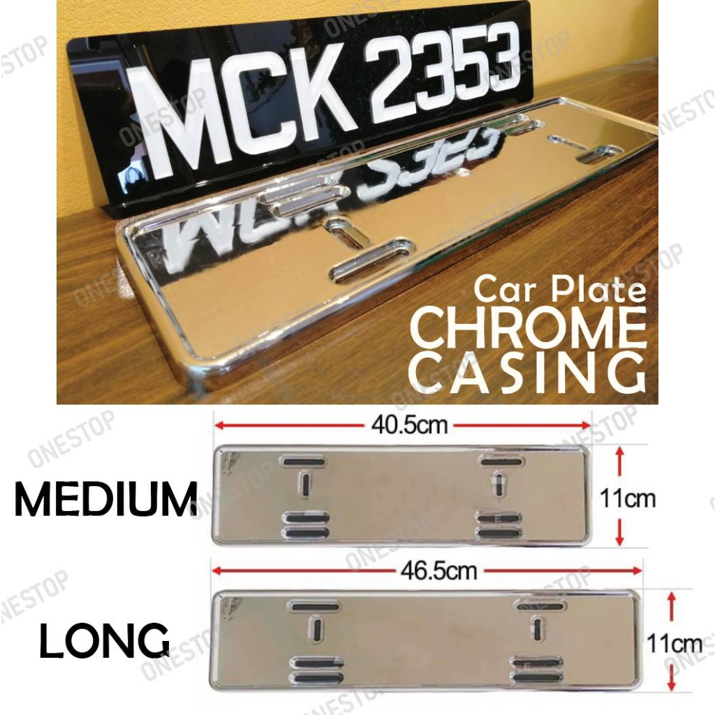 🔥READY STOCK🔥Medium Size (16') & Long Size (18') Universal Chrome ...