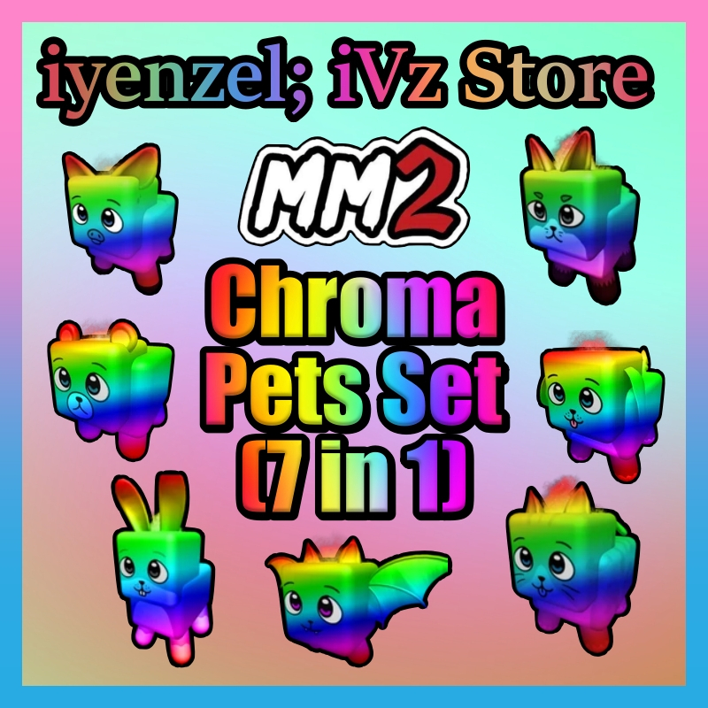 🔥M M 2 Chroma Pets Set ( 6in1) 🔥 | Shopee Malaysia