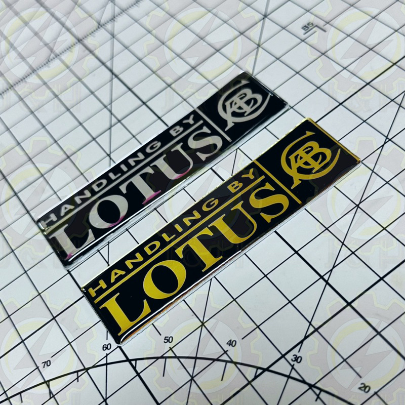 HANDLING BY LOTUS LOGO , BADGE , EMBLEM , TAPE FOR PROTON PREVE ...