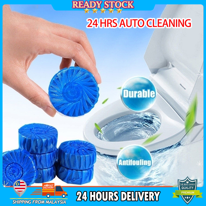 【Ready Stock】Magic Auto Toilet Bowl Cleaner Blue Bubble Flush Bathroom ...
