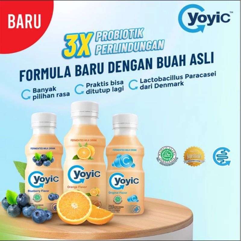 Yoyic yogurt minuman susu yang bakteria asid latik dan gula rendah ...