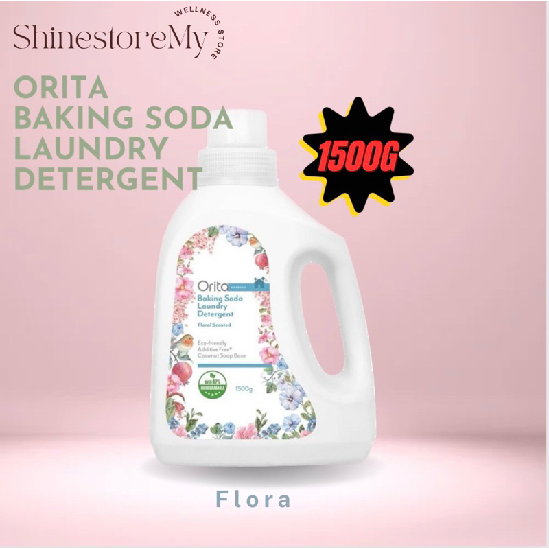 Orita Baking Soda Laundry Detergent 1.5kg | Shopee Malaysia