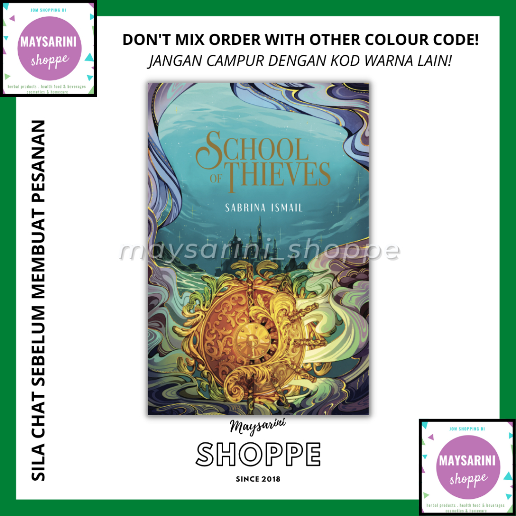 School of Thieves by Sabrina Ismail English Bookiut | Shopee Malaysia