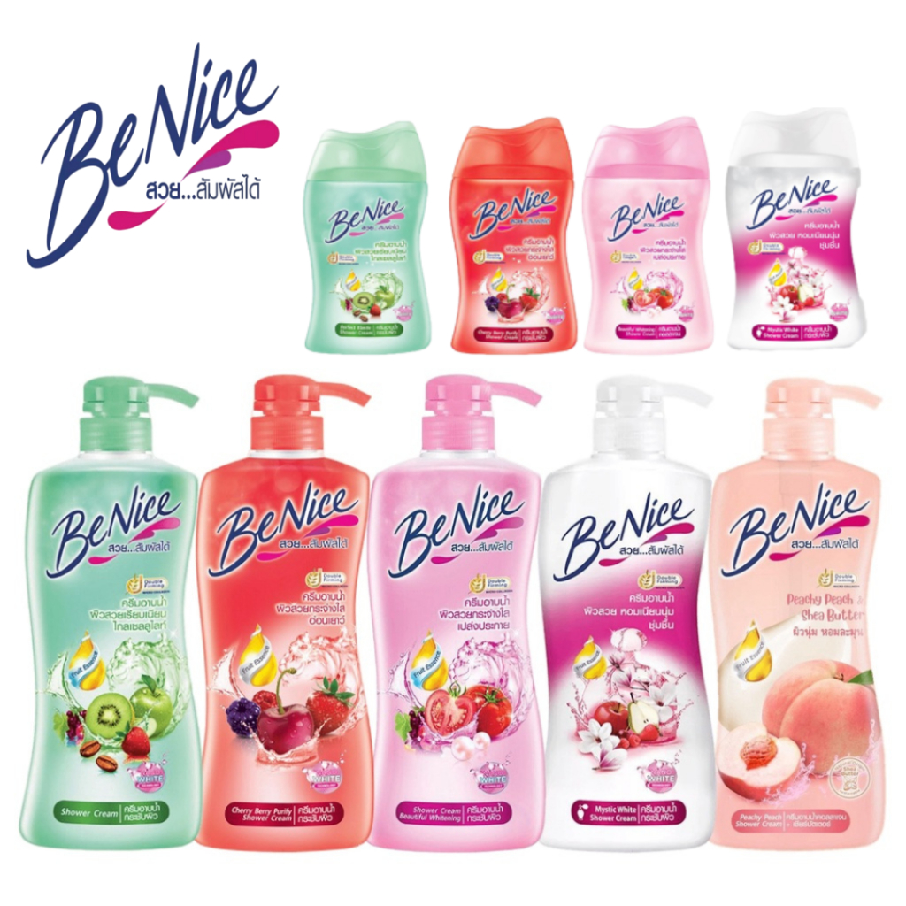 BeNice Shower Cream Fruit Essence Body Wash Bath Gel Aroma Moisturizer ...