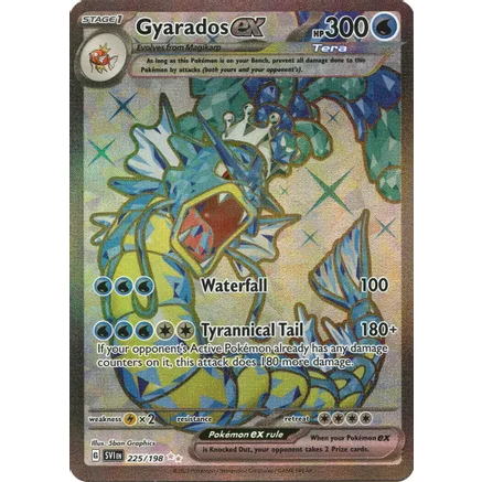 Gyarados EX / Full Art Ultra Rare / 225/198 / English Scarlet & Violet ...