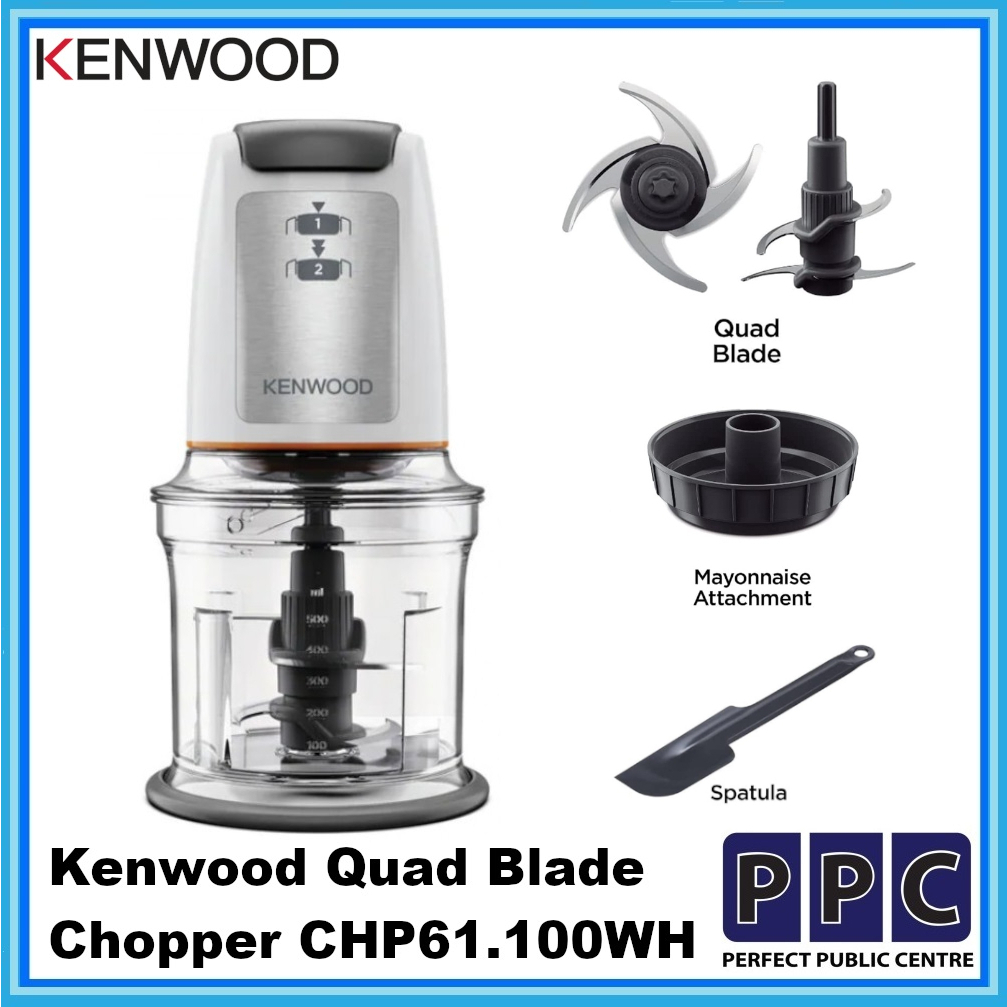 KENWOOD Quad Blade Chopper CHP61.100WH (500W) Replace CH-580 | Shopee ...
