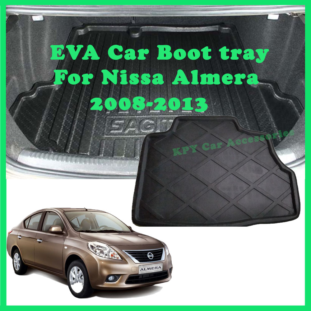 NISSAN ALMERA (2008-2012') EVA Copolymer Car Boot Tray Luggage Cargo ...