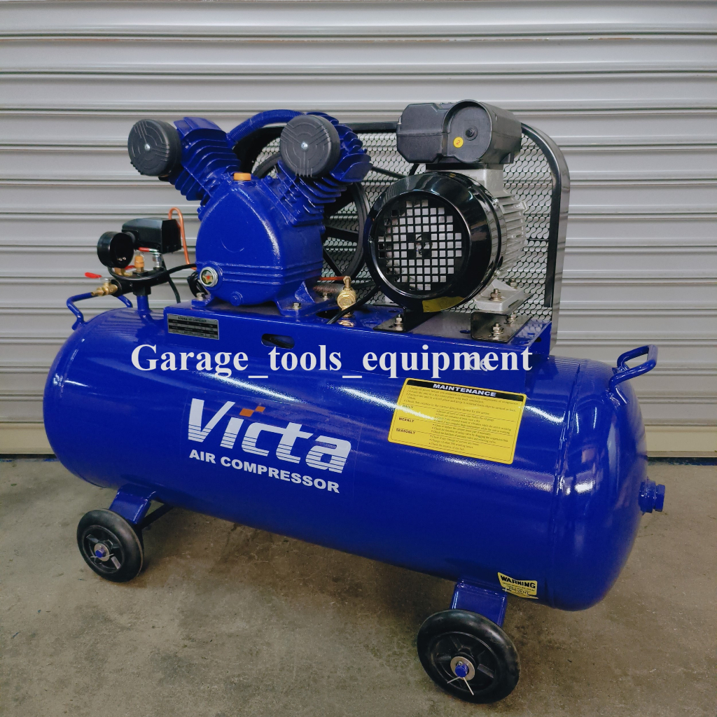 VICTA V-2100 2HP Air Compressor | Single Phase | 100L | 2850Rpm | 8Bar ...