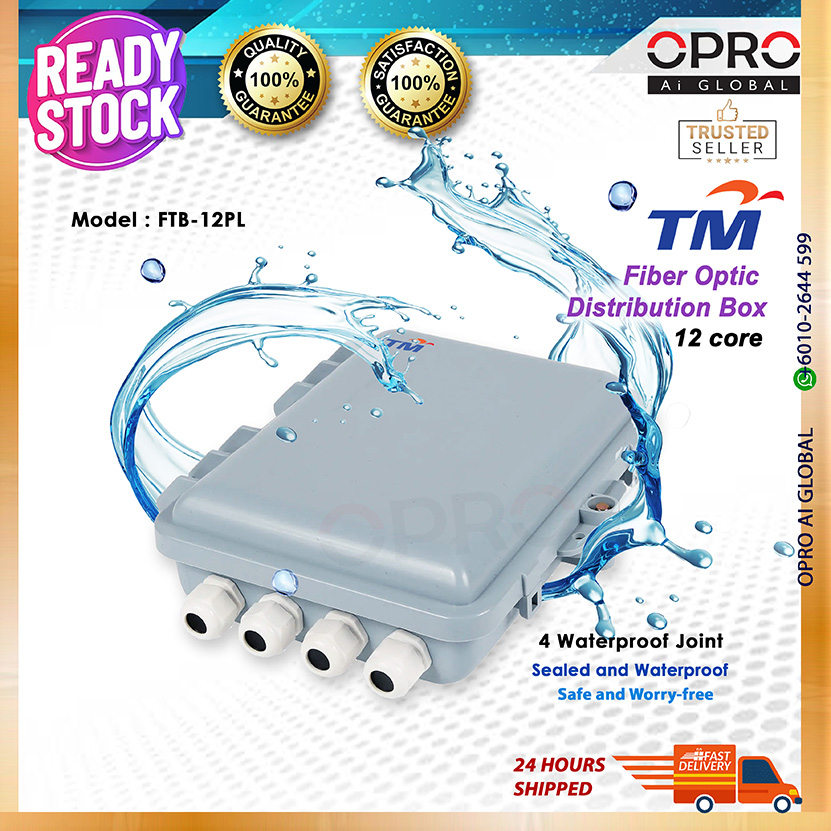 12 Port Fiber Optic FTTH Termination Box (FTB) / Distribution Box ...